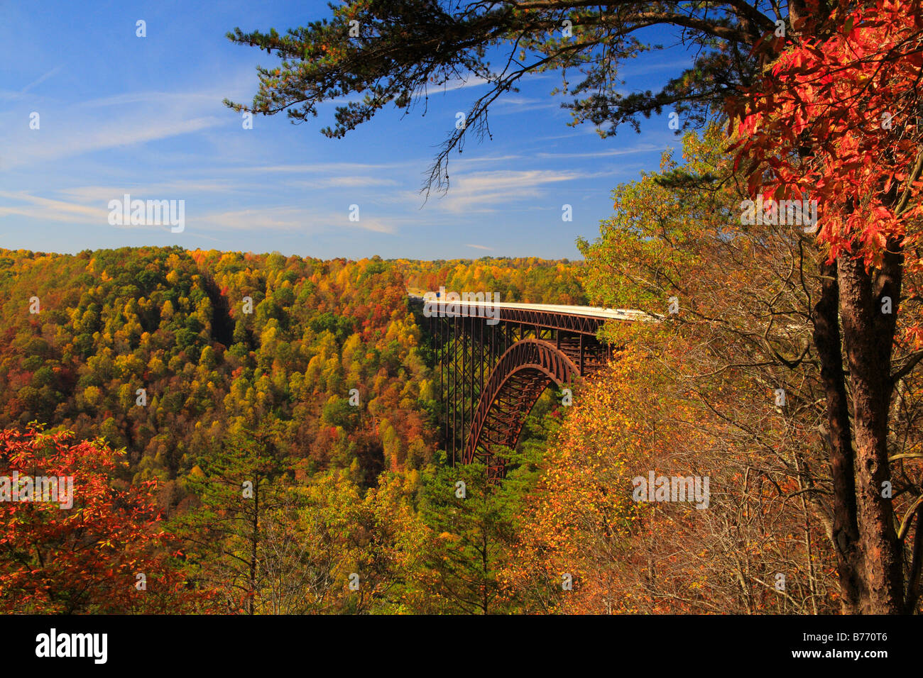 New River Gorge Bridge, New River Gorge National River, West Virginia ...