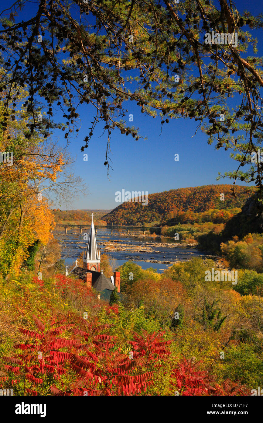 View from jefferson rock appalachian hi-res stock photography and ...