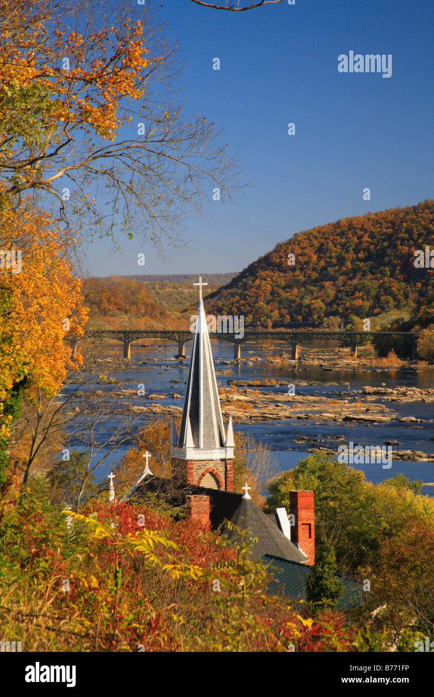 View from jefferson rock appalachian hi-res stock photography and ...