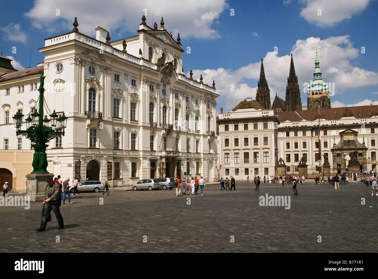 Square in Prague Stock Photo - Alamy