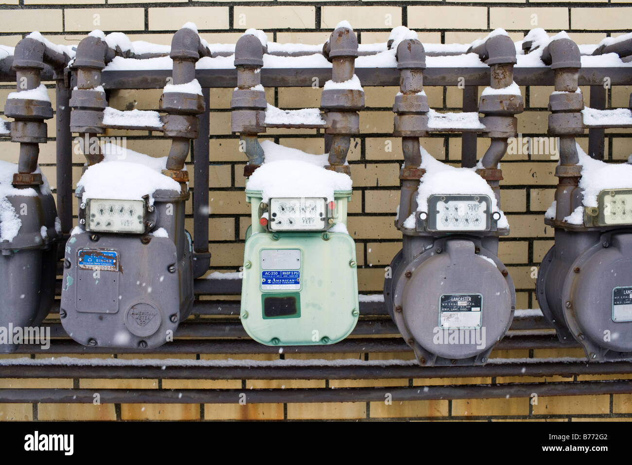 Gas meters hi-res stock photography and images - Alamy