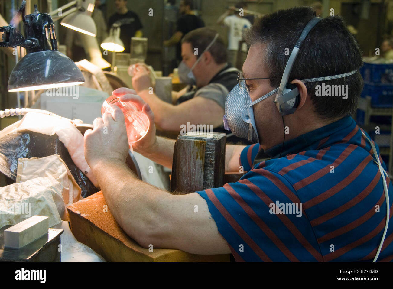 Crystal glass cutting handmade hi-res stock photography and images - Alamy
