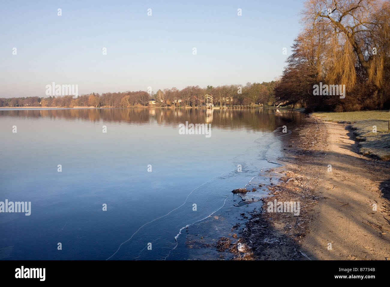 Wandlitzsee, Wandlitz, Barnim, Brandenburg, Germany Stock Photo - Alamy