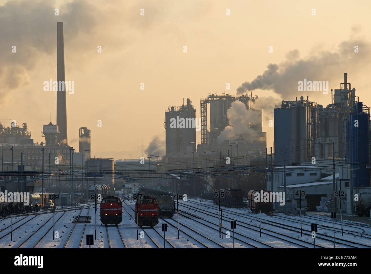 Chemical factory, Germany Stock Photo - Alamy