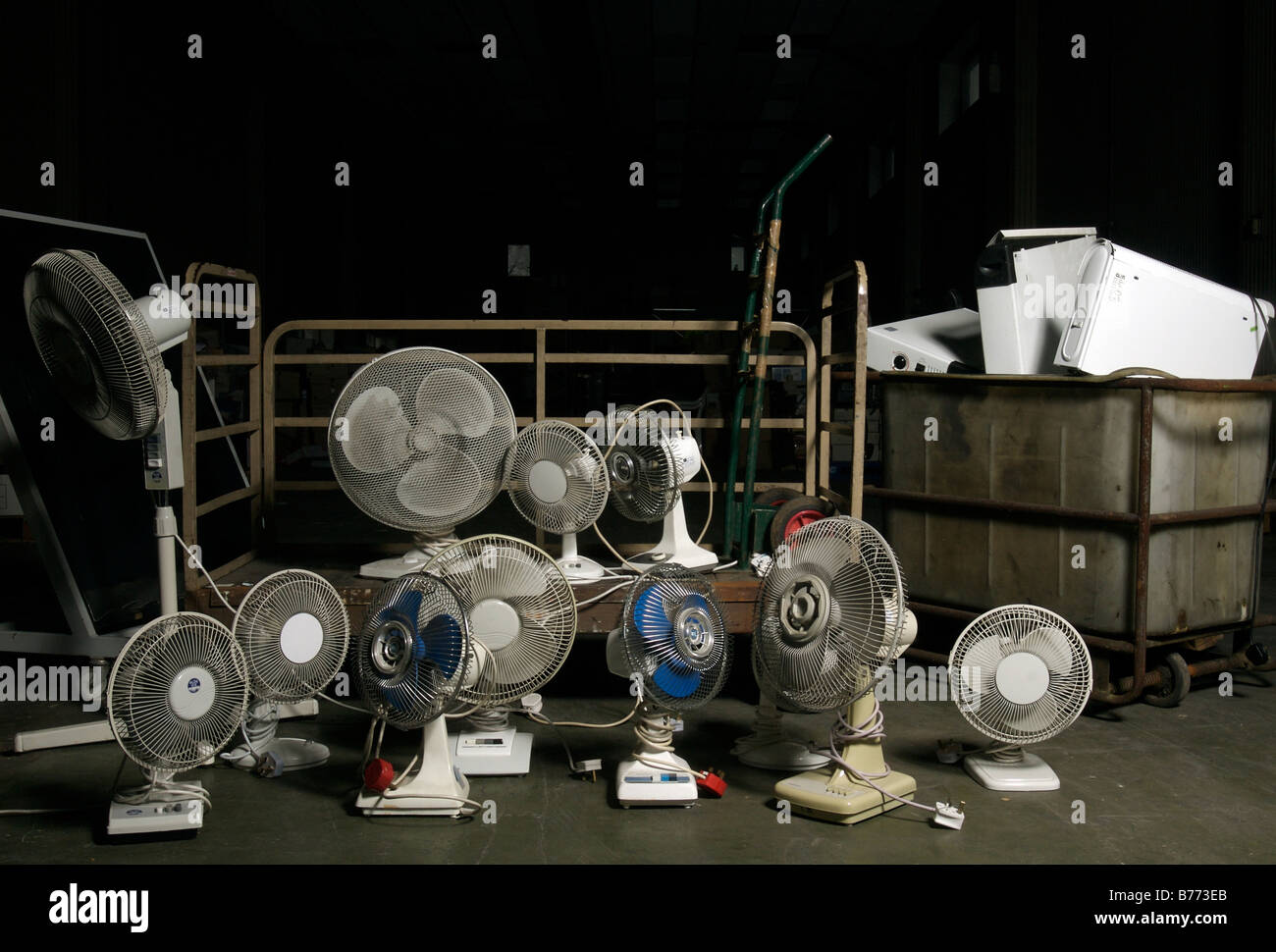 Stacked fans hi-res stock photography and images - Alamy