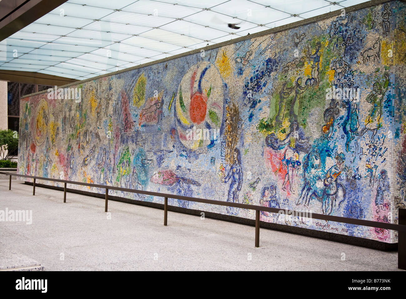 Marc Chagall Mural in downtown Chicago, IL Stock Photo - Alamy
