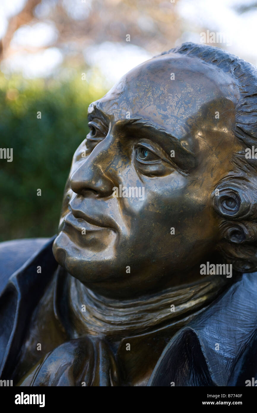 Bronze sculpture of George Mason Stock Photo - Alamy