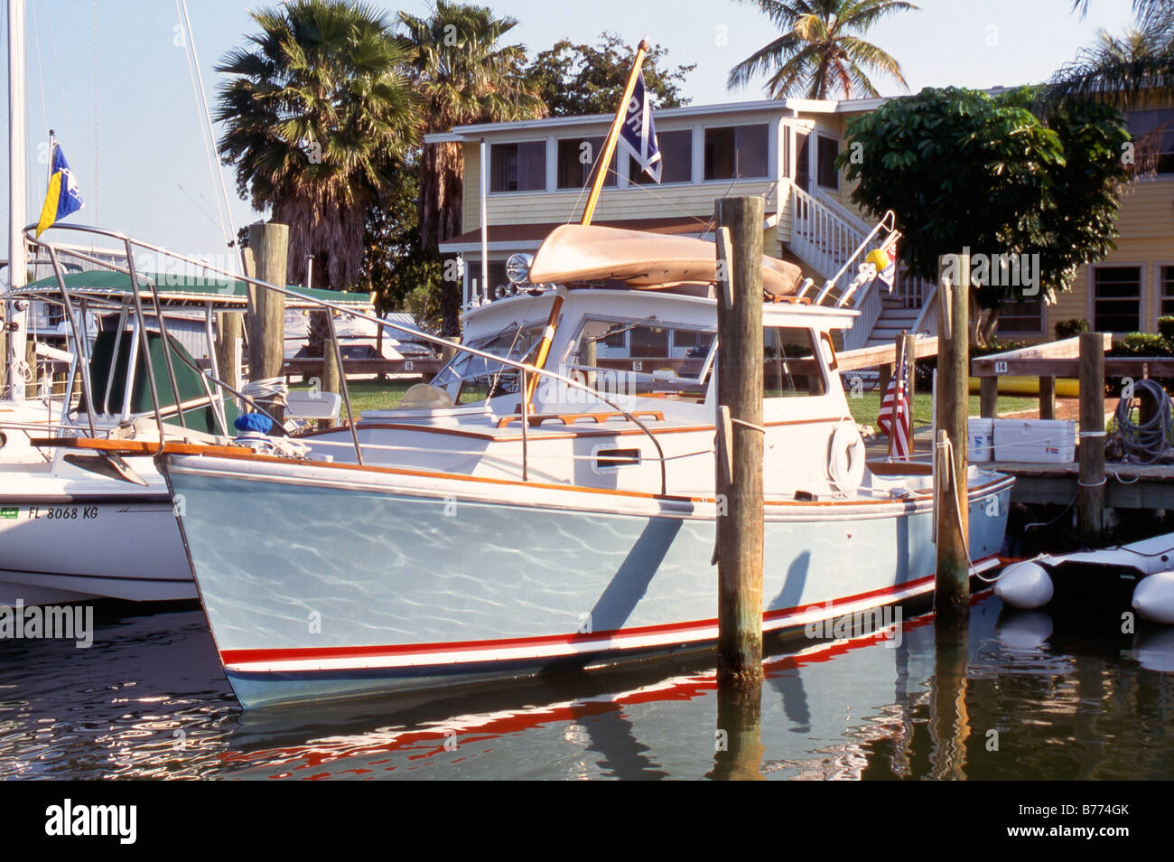 Classic Vintage Trawler Stock Photo - Alamy