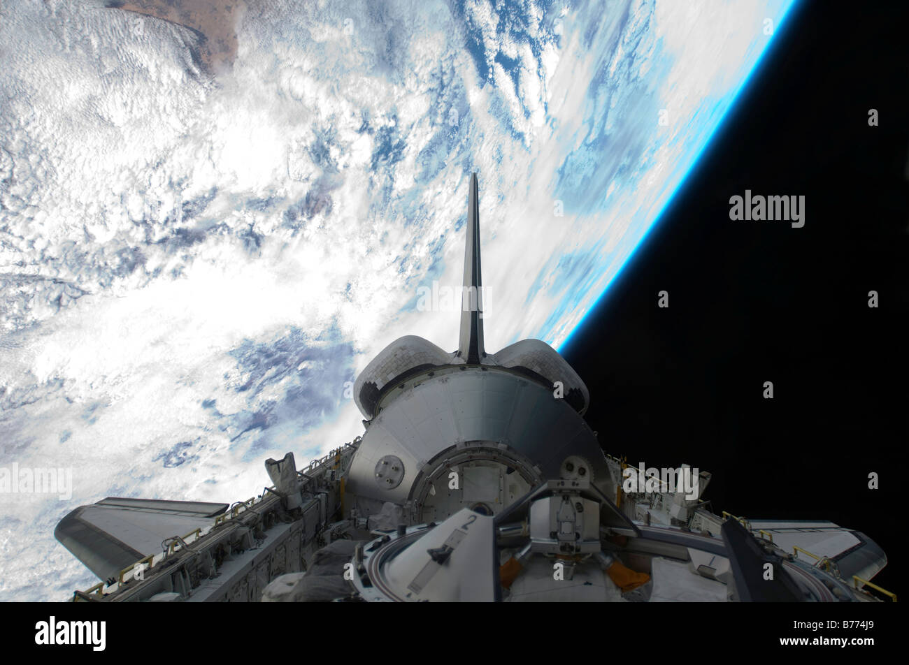 Space Shuttle Endeavour's payload bay Stock Photo - Alamy