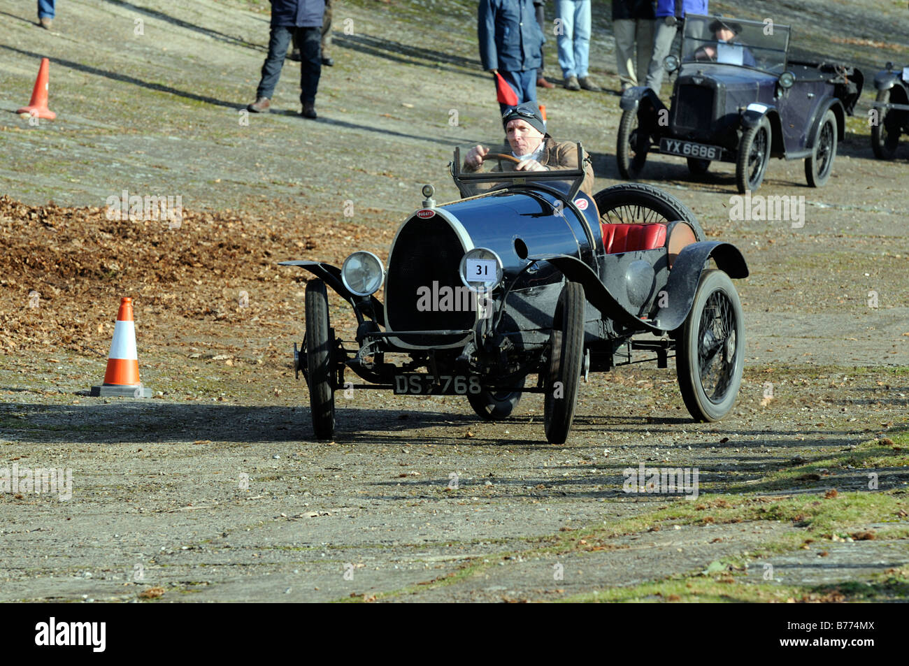 Bugatti Type 13 Brescia at VSCC New Year Driving Tests Brooklands ...