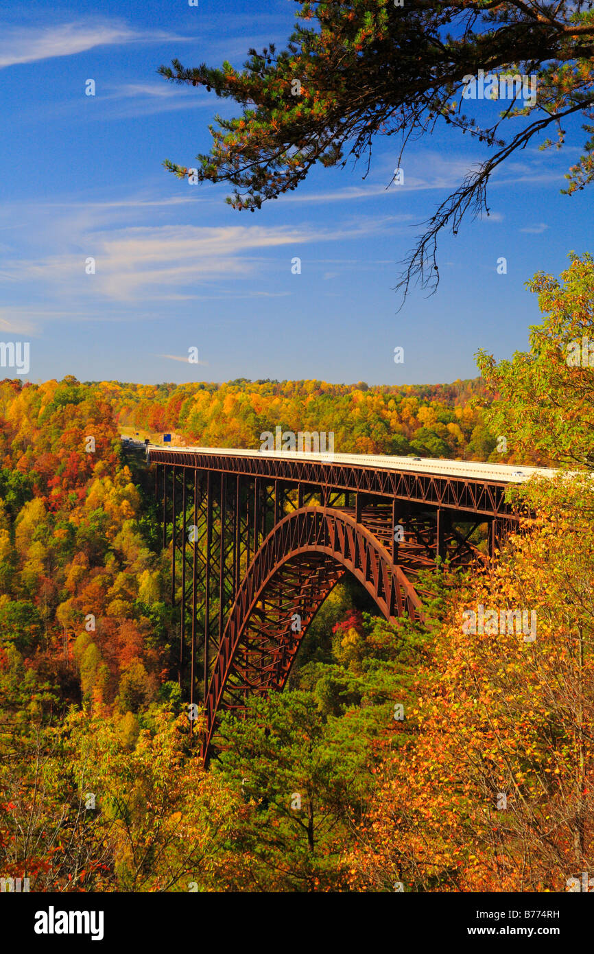 New River Gorge Bridge, New River Gorge National River, West Virginia ...