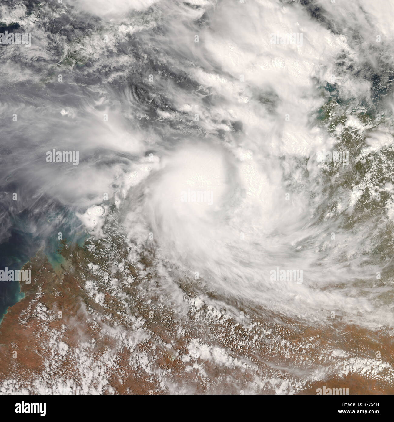 Tropical Cyclone Billy Stock Photo - Alamy