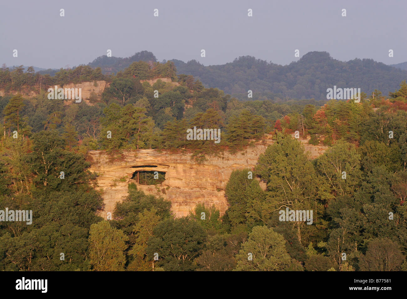 Double arch Red river gorge kentucky Stock Photo - Alamy
