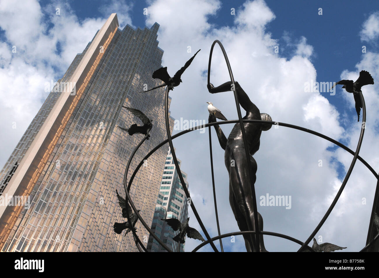 The monument to multiculturalism outside of Union Station, Toronto ...