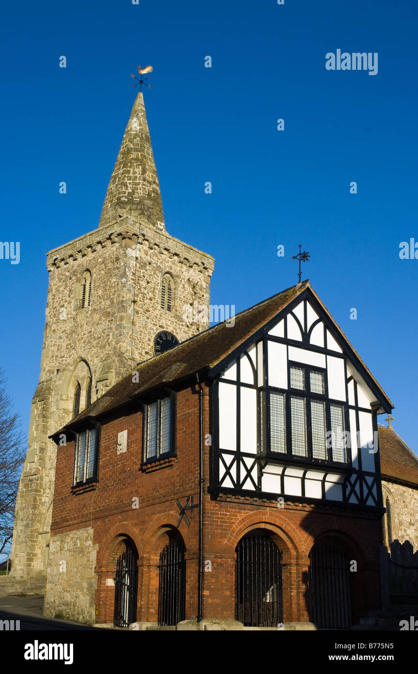 Brading church hi-res stock photography and images - Alamy
