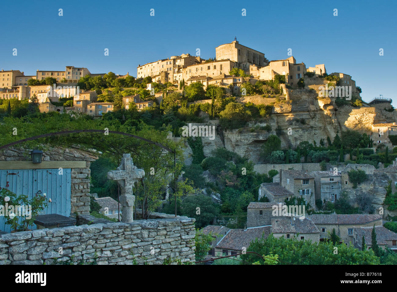 Gordes and provence and sunset hi-res stock photography and images - Alamy