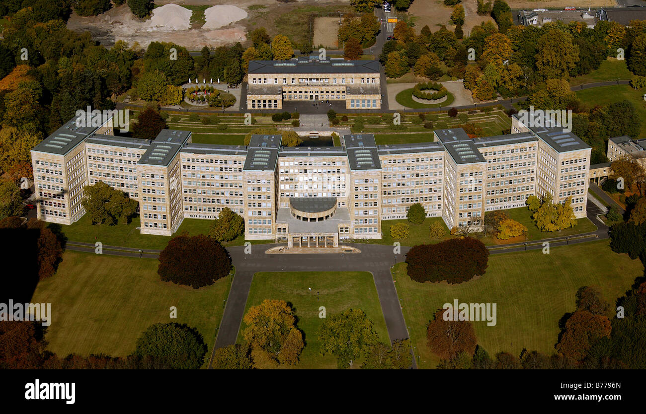 Aerial view, Wolfgang Goethe-University, formerly belonging to the IG ...