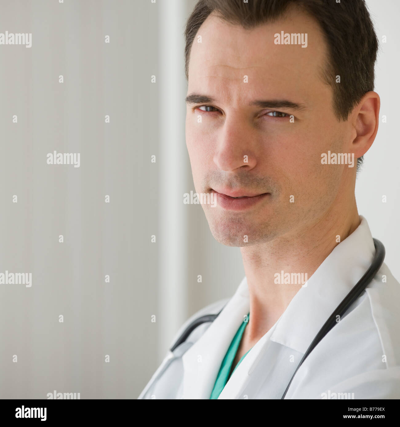 Close up of male doctor Stock Photo - Alamy