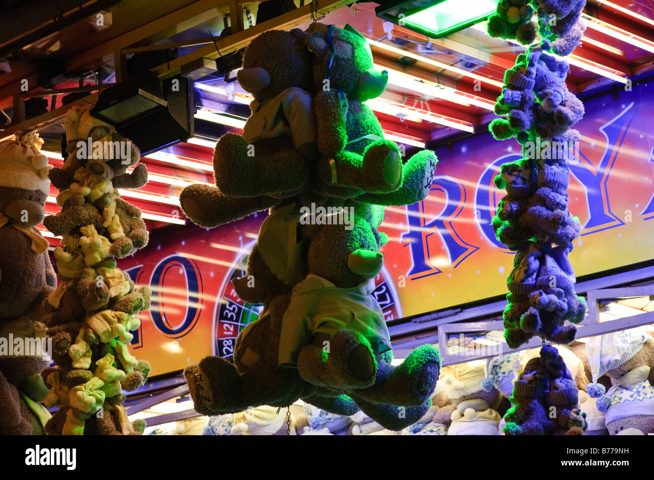 Toys at the Funfair at Edinburgh's Christmas Winter Wonderland Stock ...