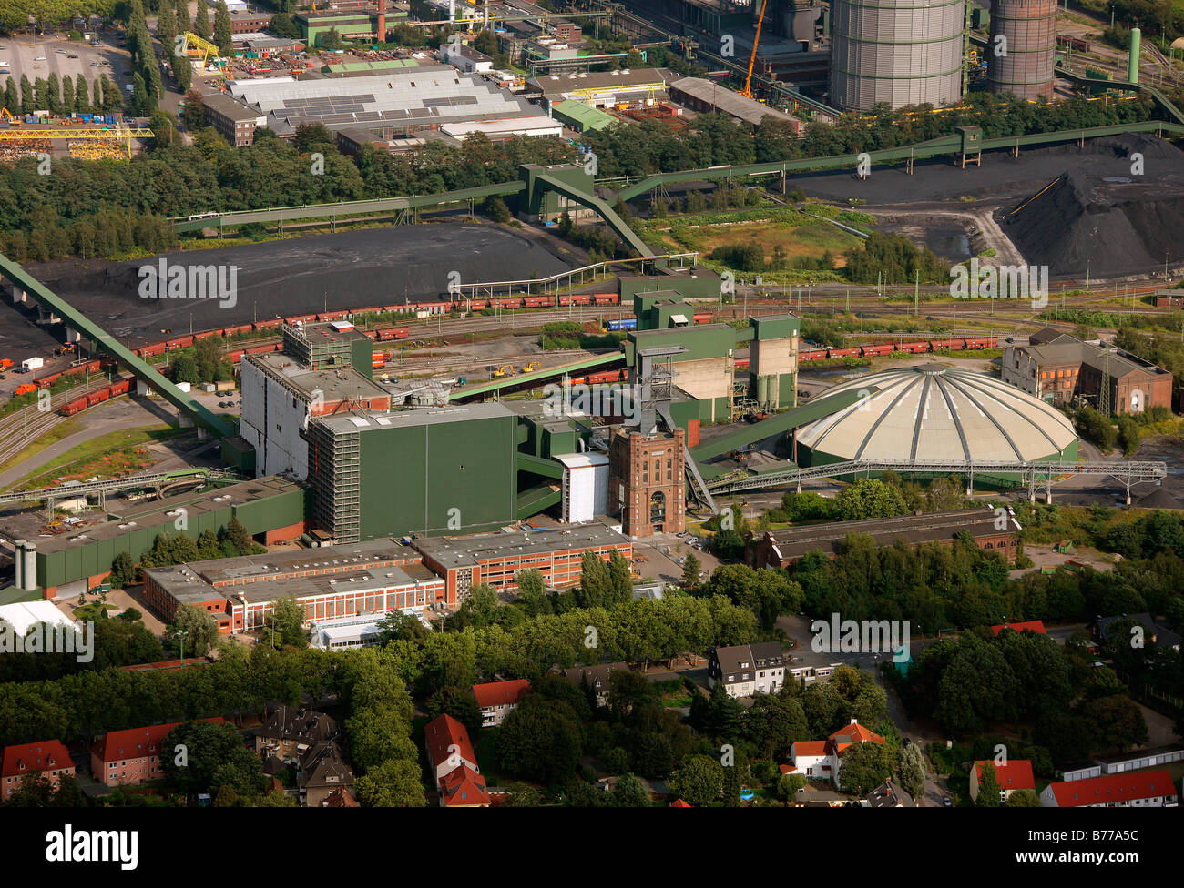 Aerial photograph, Prosper II day plant, Gasometer Prosper coking plant ...