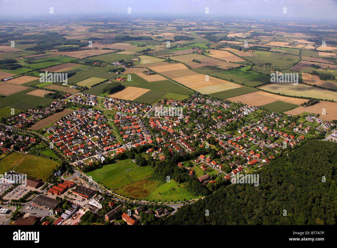 Aerial photograph town hi-res stock photography and images - Alamy