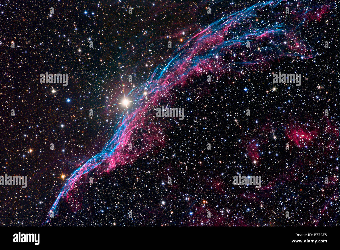 The Veil Nebula Stock Photo - Alamy