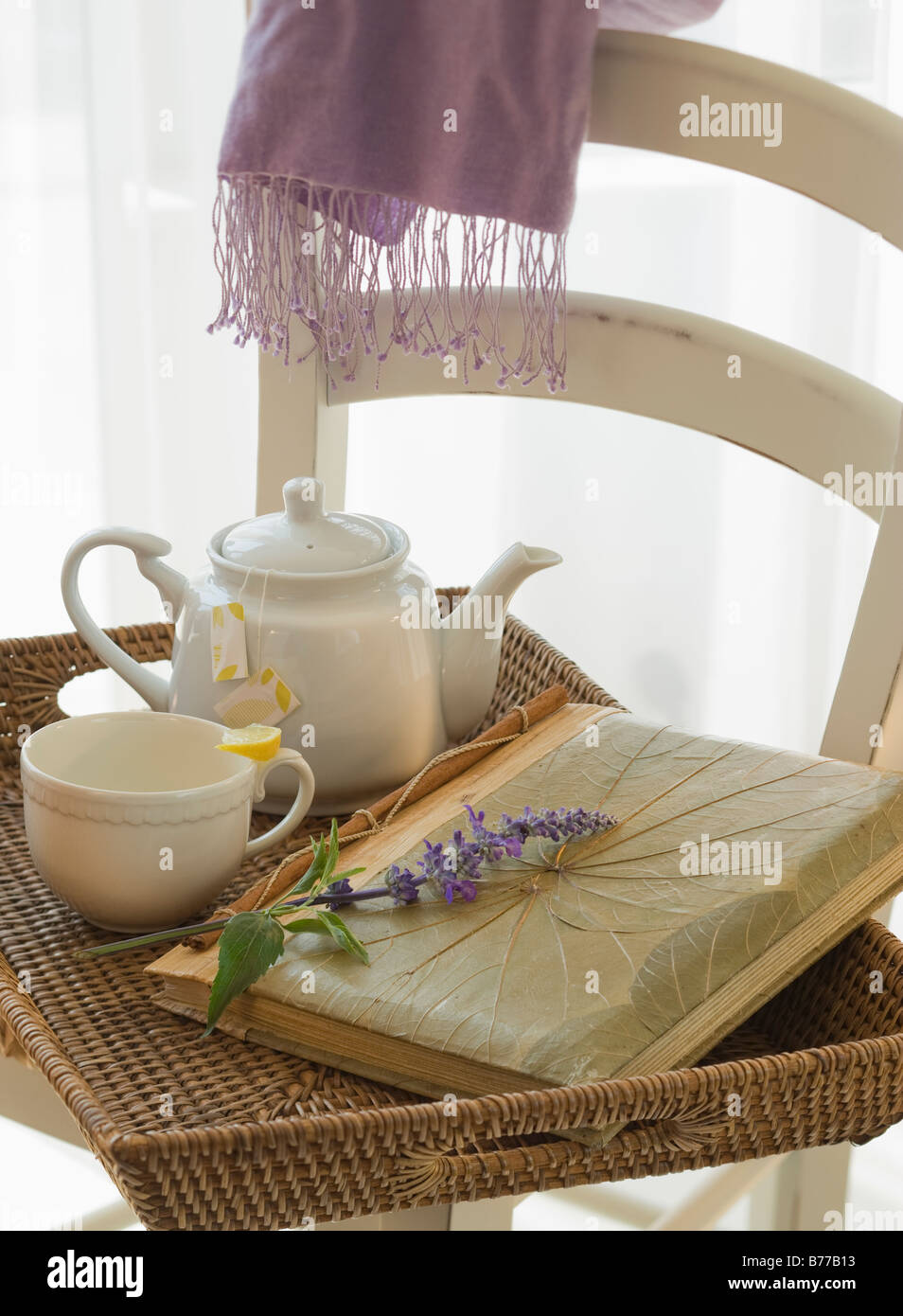 Lavender flower tea hi-res stock photography and images - Alamy