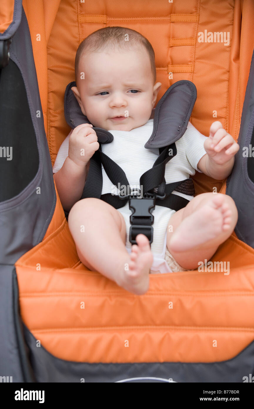 Close up of baby boy stroller Stock Photo - Alamy