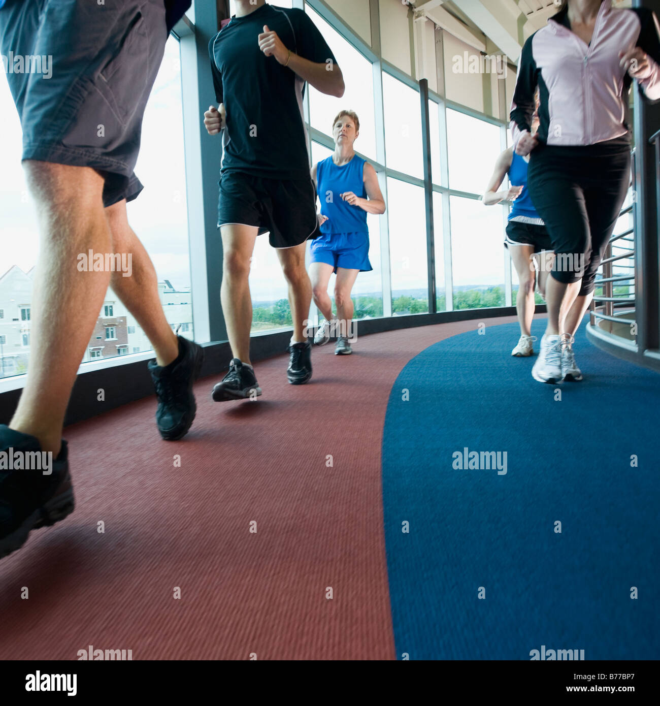 Runner woman front indoor hi-res stock photography and images - Alamy