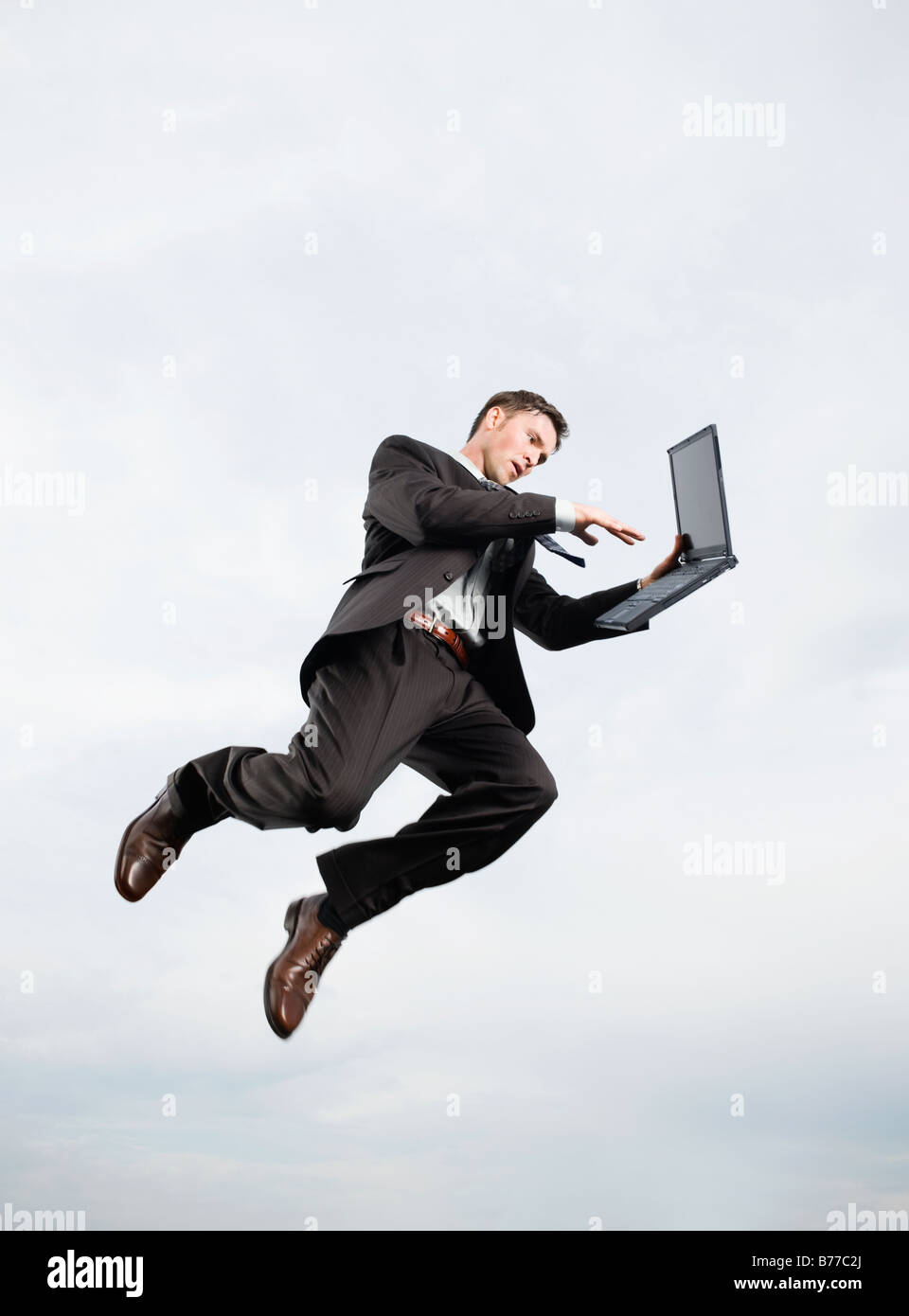 Mid air typing hi-res stock photography and images - Alamy