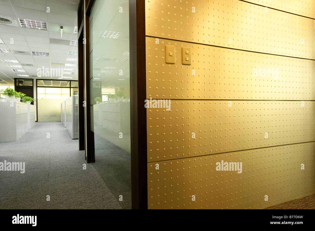 Office Cubicle Corridor Stock Photo - Alamy