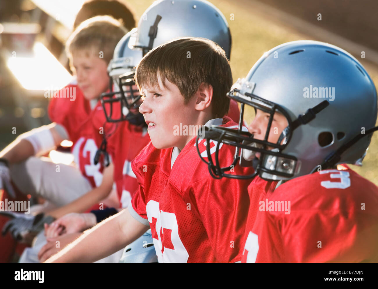 Football players competing on hi-res stock photography and images - Alamy