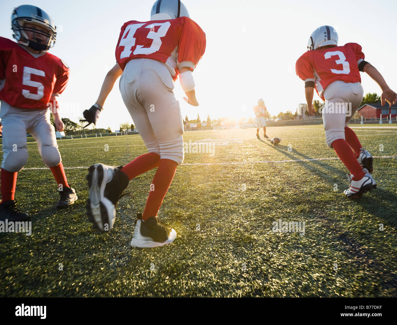 American football field hi-res stock photography and images - Alamy