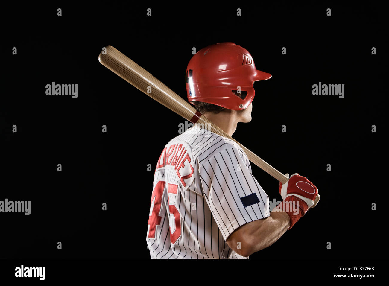 Muscular man baseball bat hi-res stock photography and images - Alamy