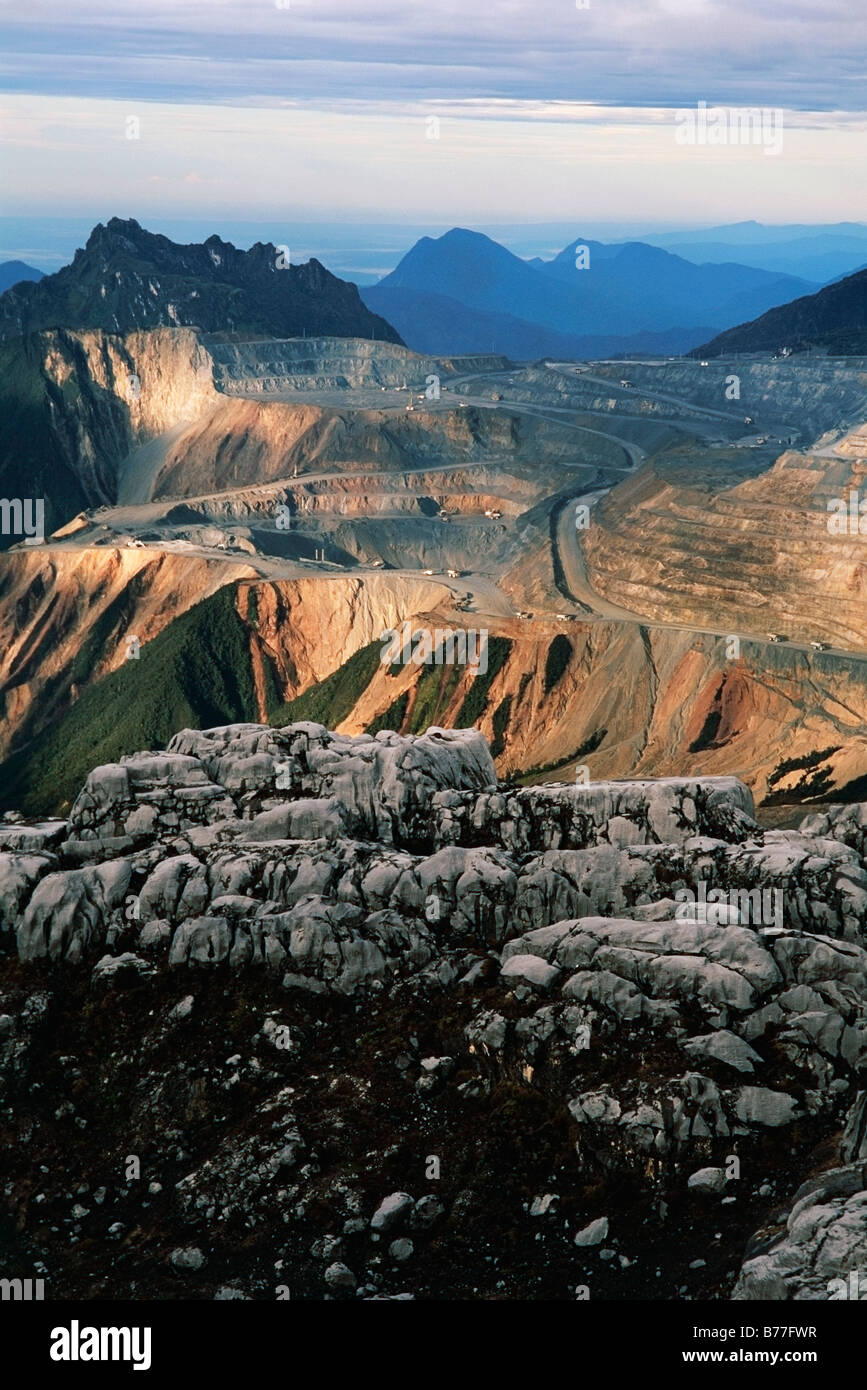 Gold and copper mine Indonesia Stock Photo - Alamy