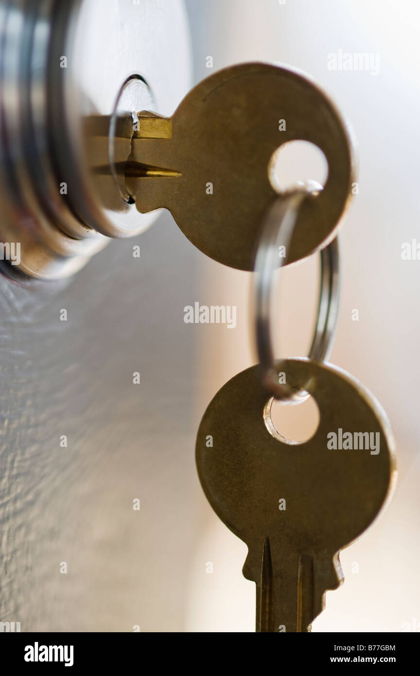 Key into lock hi-res stock photography and images - Alamy