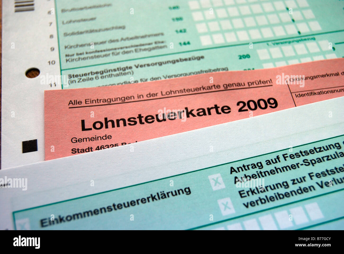 Income tax card hi-res stock photography and images - Alamy