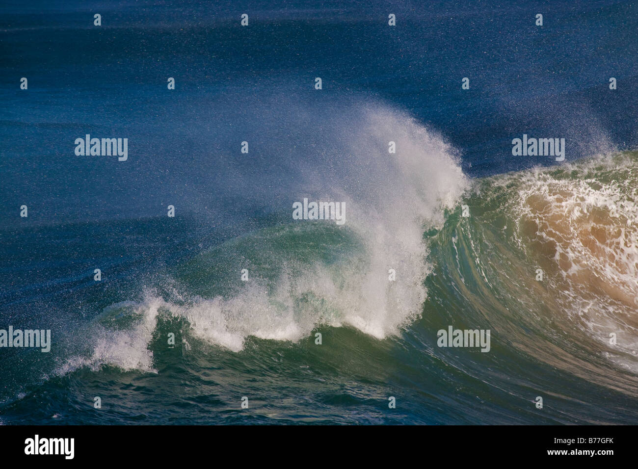 Waves and rainbow Stock Photo - Alamy