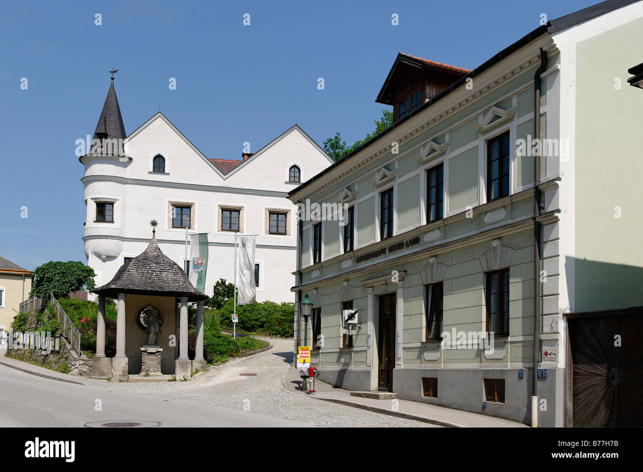 Egerer Castle, Weyer Markt, Upper Austria, Austria, Europe Stock Photo ...