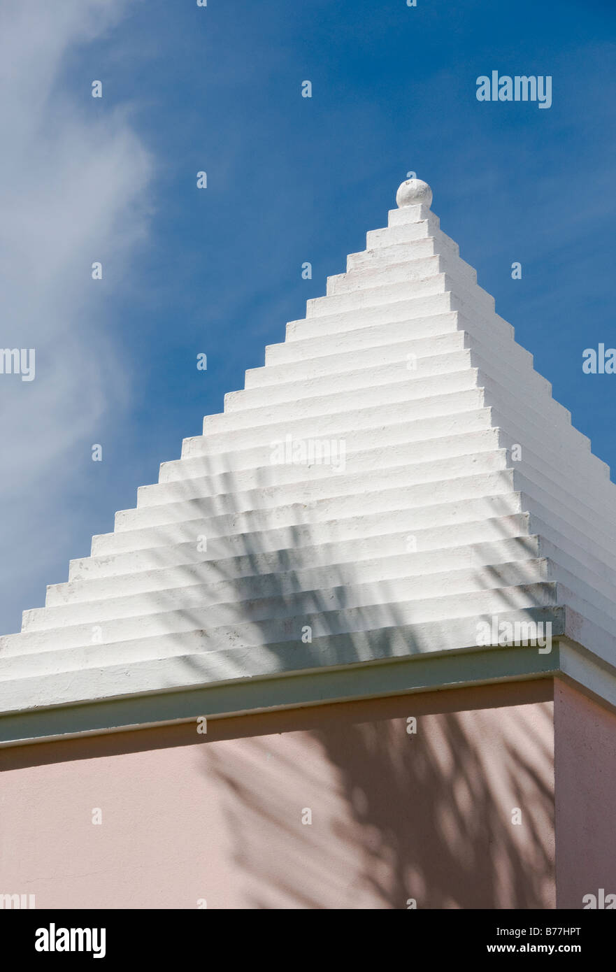 Typical roof Bermuda Stock Photo - Alamy