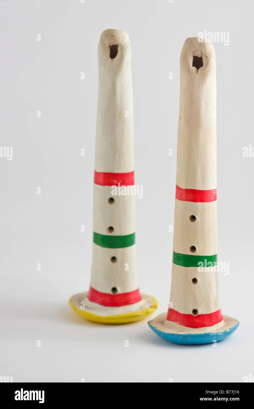 Handmade traditional whistle/flute Stock Photo - Alamy