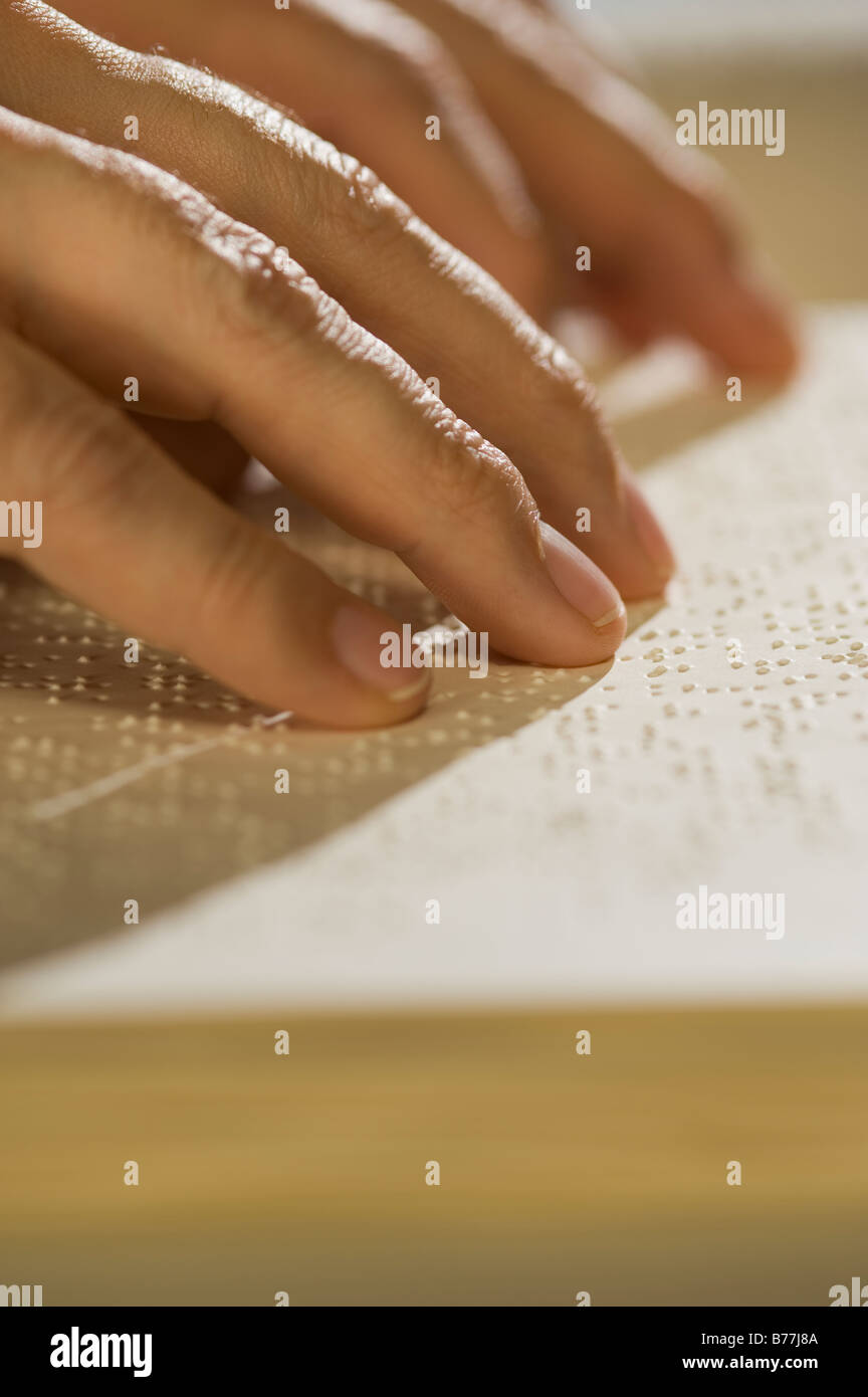 Braille image hi-res stock photography and images - Alamy