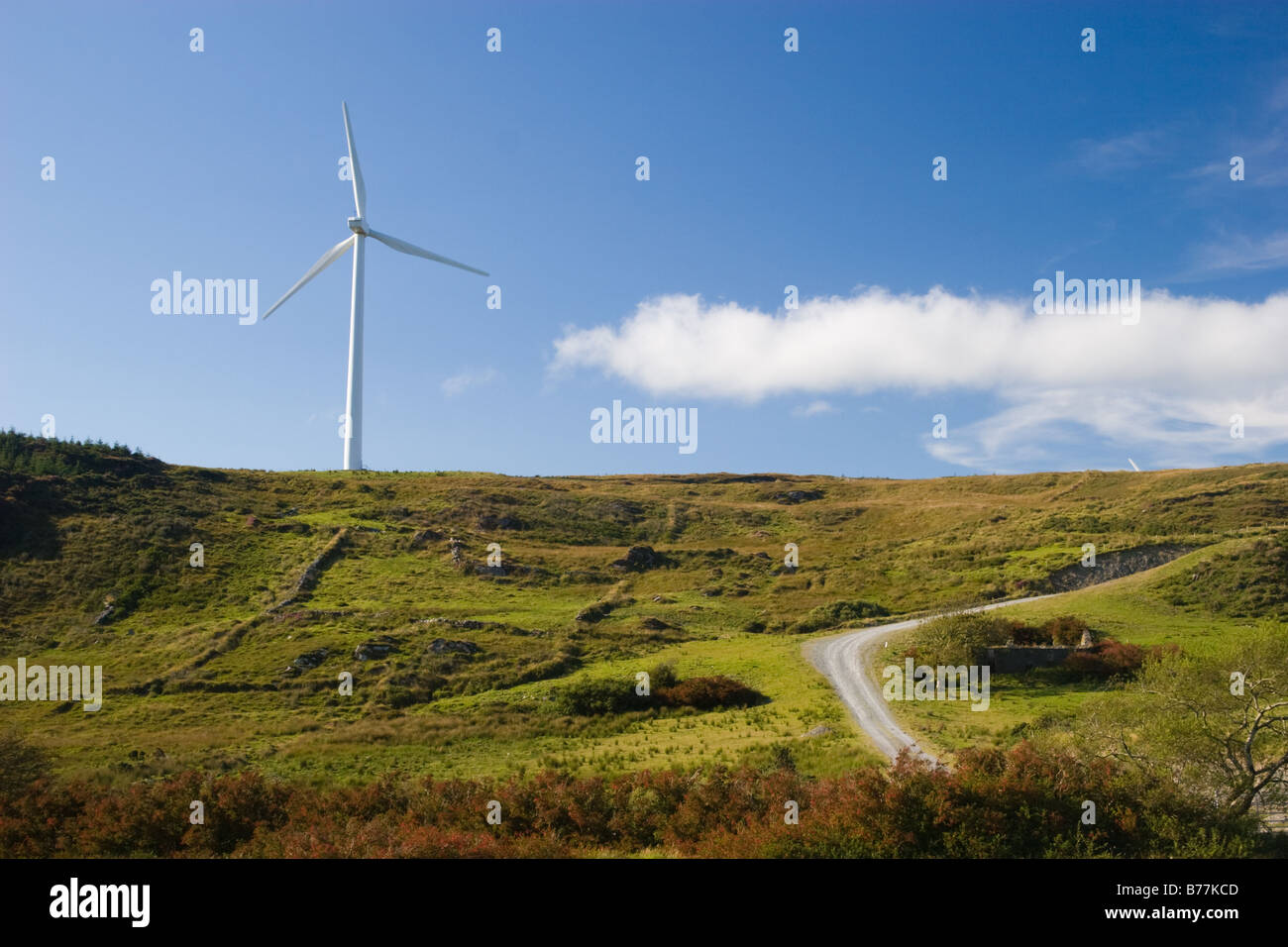 Wind turbine, in Ireland Stock Photo - Alamy