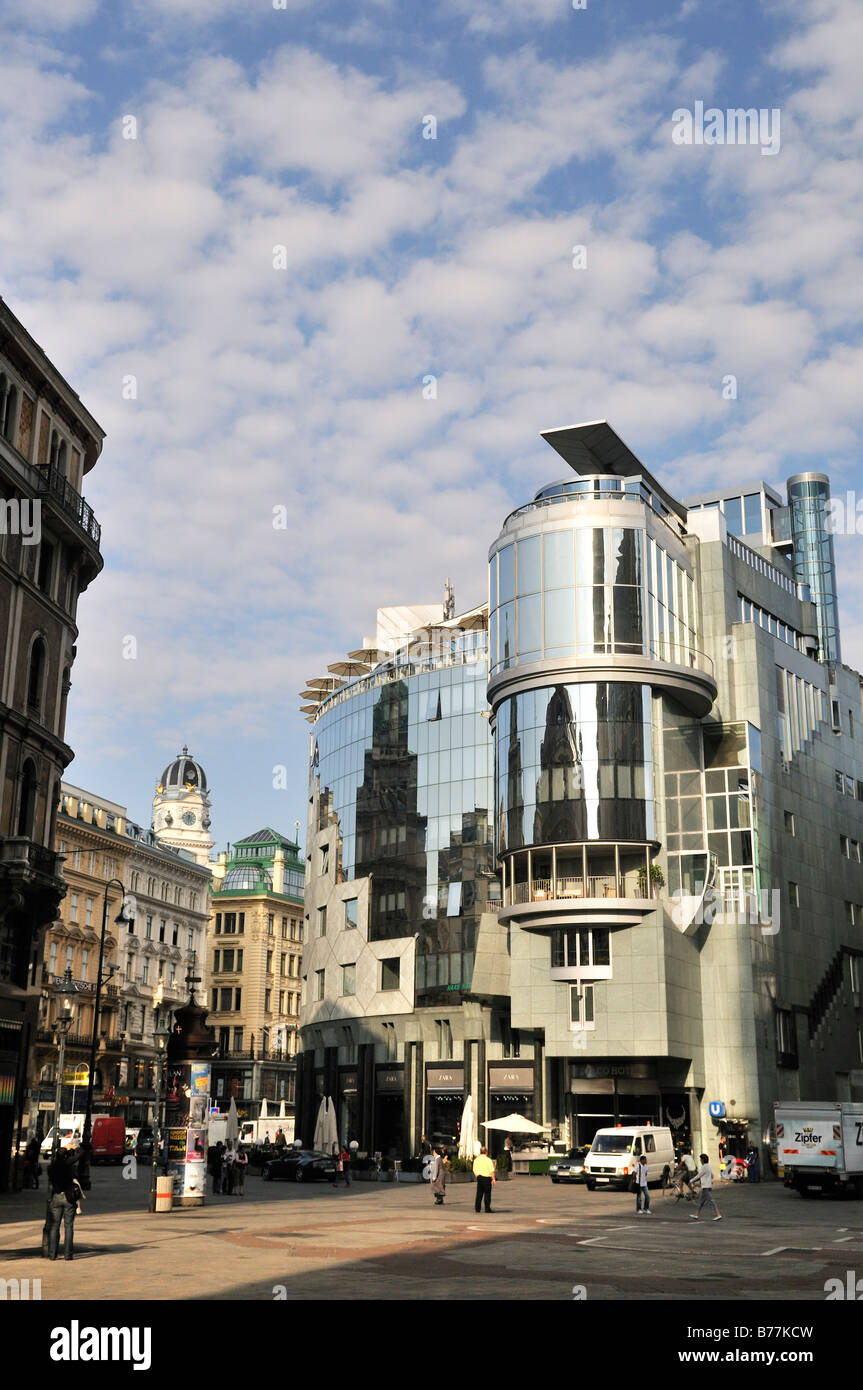 Haas haus facade vienna austria hi-res stock photography and images - Alamy