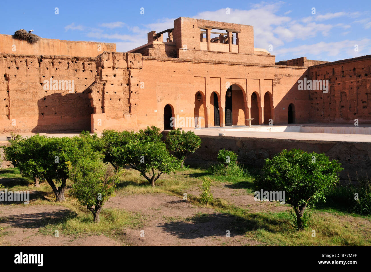 Baadi Palace, Marrakesh, Morocco, Africa Stock Photo - Alamy
