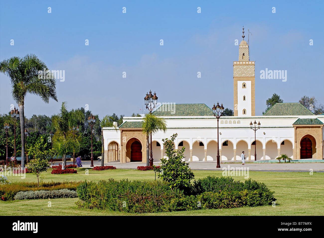 Mosque at the Kings Palace in Rabat, Morocco Stock Photo - Alamy