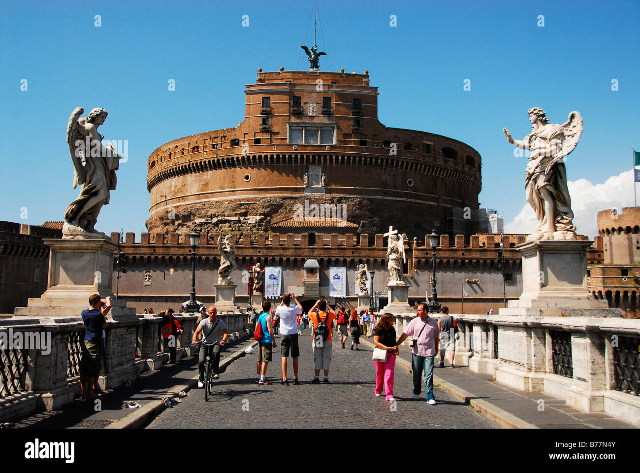 St. Angelo Castle, Hadrian's Mausoleum, Vatican, Rome, Italy, Europe ...