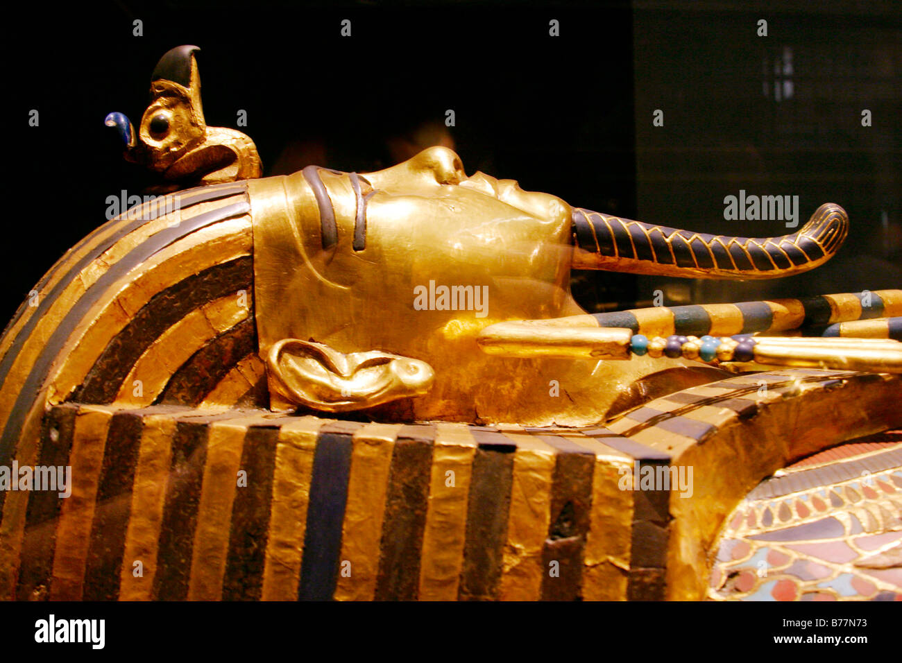 Tutankhamun sarcophagus hi-res stock photography and images - Alamy