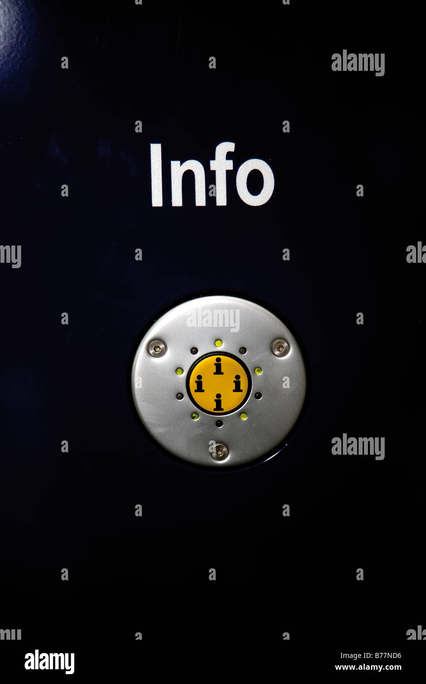 Info button, close-up Stock Photo - Alamy