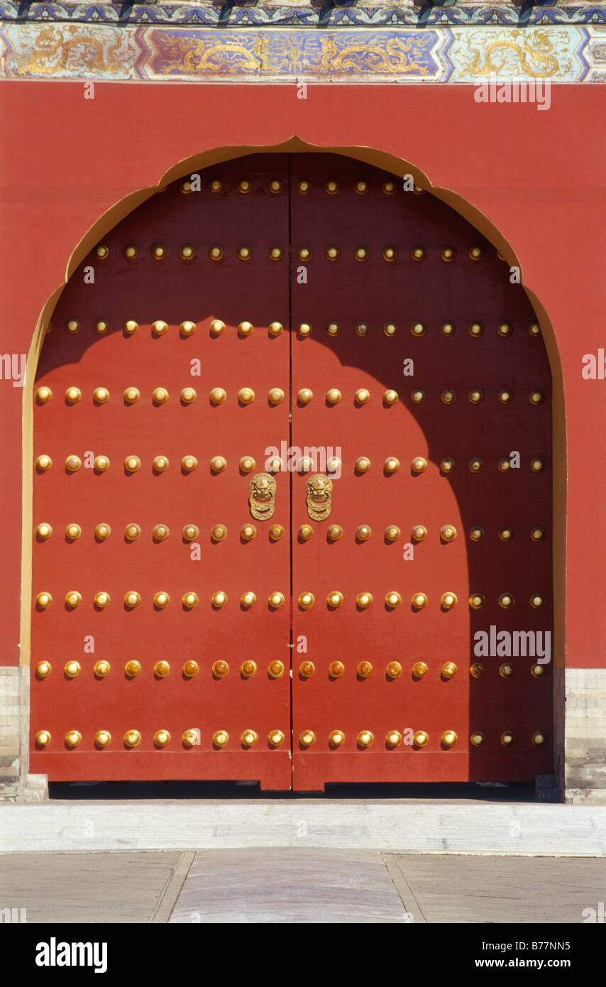 China,Beijing,Temple of Heaven,Door Stock Photo - Alamy